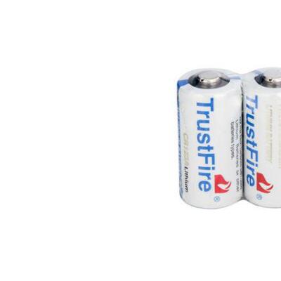 TrustFire3.0V123A 16340 17335 900mah一次性不充电锂电池手电筒