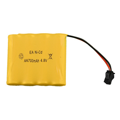 厂销儿童遥控车玩具电池5号充电电池4.8V700mAh5号镍镉充电电池组
