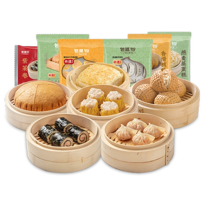 包道广式早茶点心早餐2346g6包