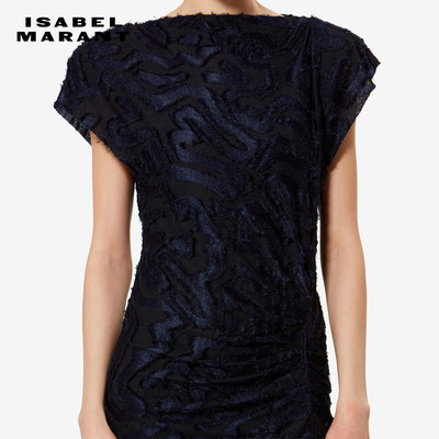 ISABEL MARANT2026春夏新款LADAN 提花针织连衣裙