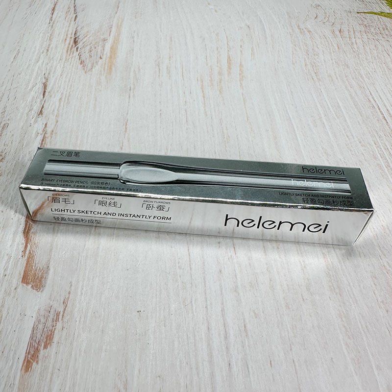 HELEMEI二叉眉笔根根分明持久防水野生眉自然立体持久不脱色彩妆