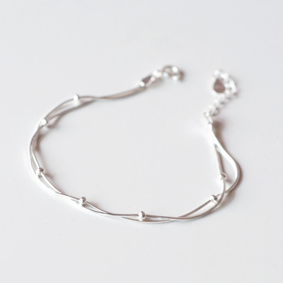 New Fashion Jewelry Beautiful 925 Sterling Silver Bracelets