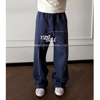 TZG「26ss运动系列」莱赛尔凉感结构三针五线休闲空气层直筒长裤