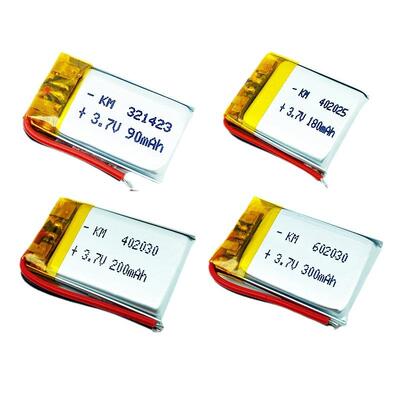 厚度 4mm全系列电池 401020 402030 智能电子 充电聚合物锂电池
