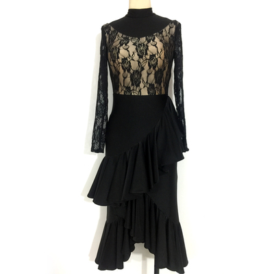 2018儿童新款拉丁服少儿拉丁舞服成人拉丁表演服演出服比赛服G71