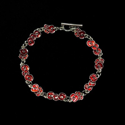 Vintage古着 Oil-dropping flowers手链