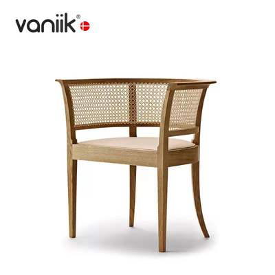 vaniik/意式极简艺术轻奢设计实木餐厅客厅 KK96620 餐椅