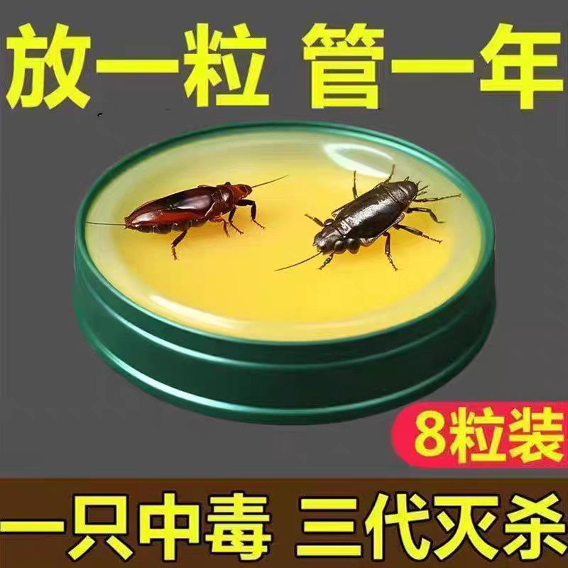 强效蟑螂药出租屋家用卧室宠物孕妇婴儿厨房蟑螂方便贴诱饵剂