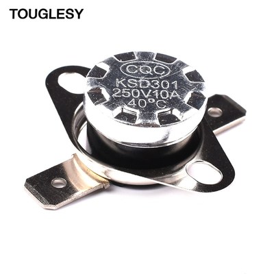 常开KSD301温控开关温度控制器40-85-150度250V10A过温保护传感器