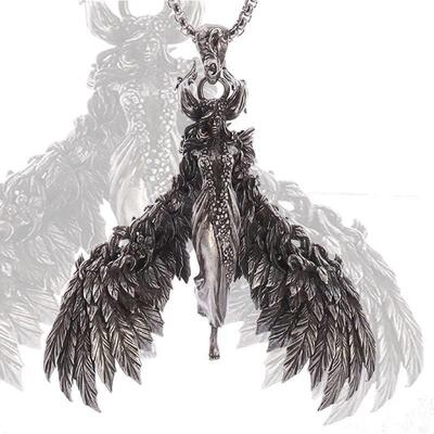 Classic evil angel witch devil pendant hip-hop punk personal