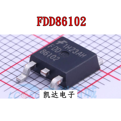 FDD86102 FDD86102LZ 场效应管 N沟道 封装TO-252 全新原装