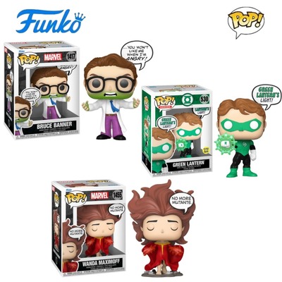 Funko POP 漫威 旺达Wanda 班纳Banner 绿灯侠Green Lantern手办