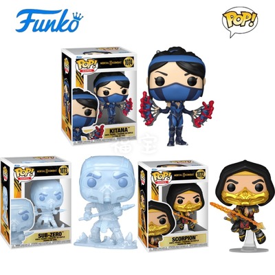 Funko真人快打11蝎子零度手办