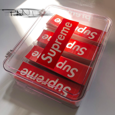 box logo unattainable 亚克力收纳箱