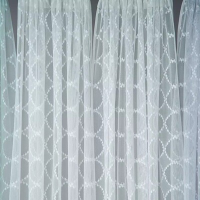 日本 皆川明/mina perhonen 新品铃鼓窗纱蕾丝窗帘