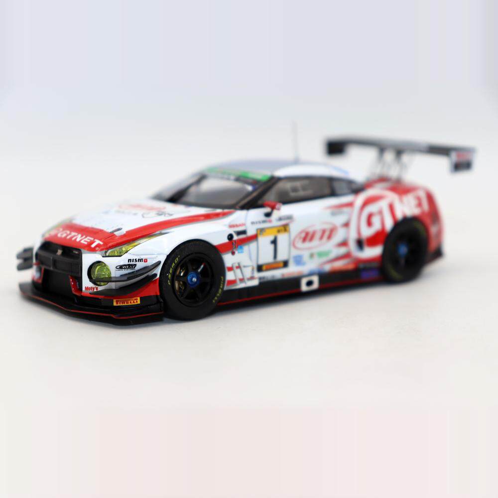 EBBRO 1/43合金车2019 Fuji GT3 GT-R赛车24小时耐力赛冠军车模型
