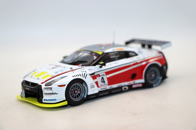 EBBRO 1/43 合金 尼桑GT-R GT1 2010 赛车模型经典收藏摆件