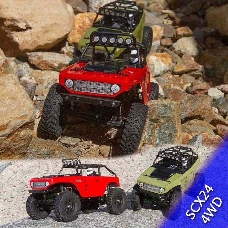 现货AXIAL SCX24 AXI90081 1/24 RTR遥控电动越野车4WD攀爬车包邮_虎窝淘