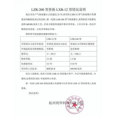 气体流量仪 利华LZR-200型质量流量计 管道流量表集中供氧测量