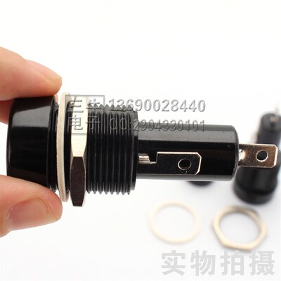 R3-41保险丝座 10x38 30A600V 大电流 玻璃保险丝管座 保险丝盒