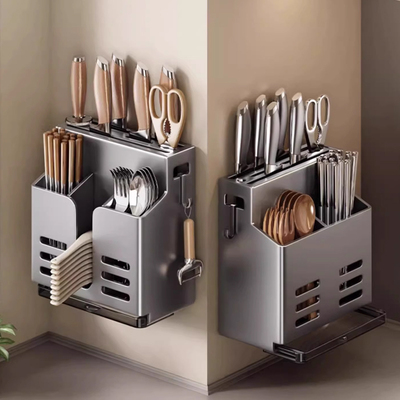 厨房刀架置物架放菜刀勺子筷子筒