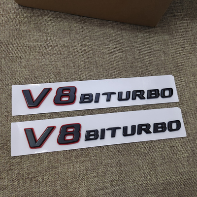 奔驰新款V8BITURBO侧标车标