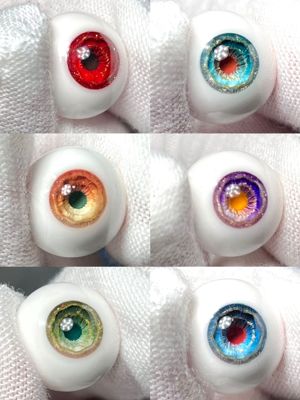 【花语眼】珍宝系列bjd眼珠手刻眼纹真人款，3对包邮工期30天