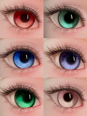 【清单中】渐暖系列bjd眼珠 手刻眼纹款高透 买3送一，3对包邮