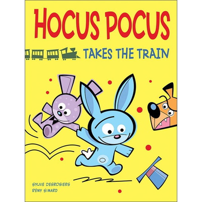 Remy Simard：Hocus Pocus Takes the Train 兔子与玩具兔 英文原版 进口图书 儿童绘本 动物故事图画书精装绘本 又日新