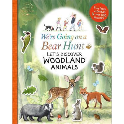 We're Going on a Bear Hunt Let's Discover Woodland Animals 我们一起去猎熊丛林动物 英文原版 儿童绘本 动物故事 又日新