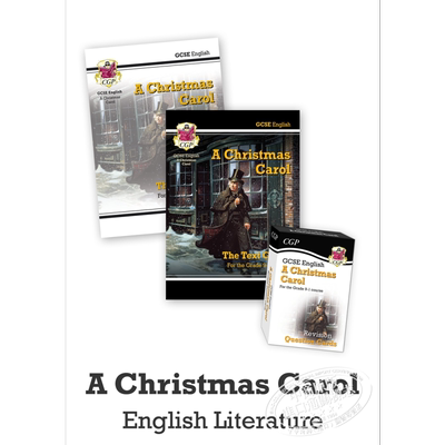 英国CGP教材 GCSE/IGCSE English Literature A Christmas Carol GCSE英国文学：圣诞颂歌 备考教辅三册 含答案