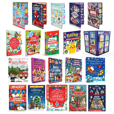 英文原版盲盒书倒数书合集 哈利波特 迪士尼Disney 可可西瓜Cocomelon 宝可梦Pokemon 汪汪队 小蓝狗布鲁伊Bluey 漫威 乐高Lego