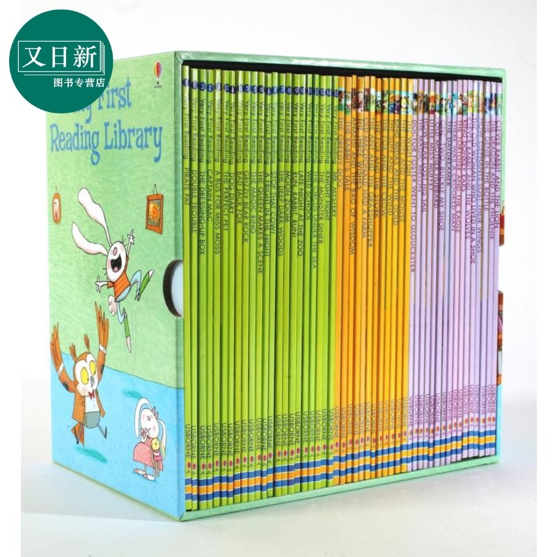 我的第一个图书馆50册 Usborne My First Reading Library英文原版分级经典阅读初级章节书尤斯伯恩儿童读物英语绘本 ...
