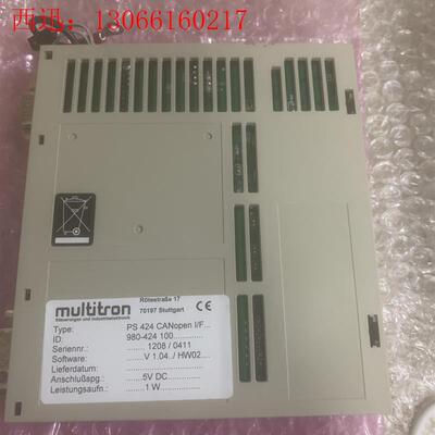 MUltitron PS424  一张,价格(请询价)
