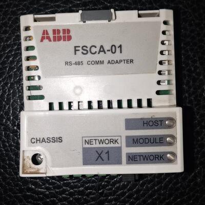 ABB变频器通讯模块 FSCA-01,拆机包好实物不议价(请询价)