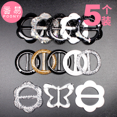 衣角打结扣t恤衣服扣环下摆圆形