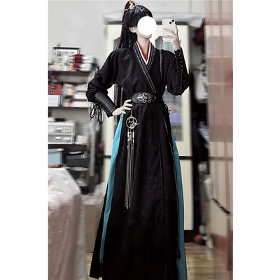 cos服万用黑色劲装古风pl