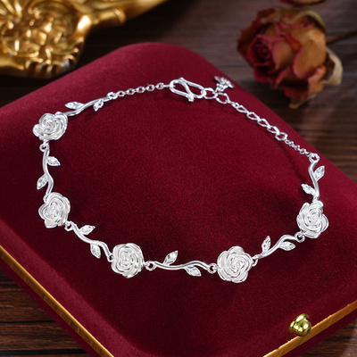 子佩集S990【遇见繁华】手链【MXSL008】纯银花丝