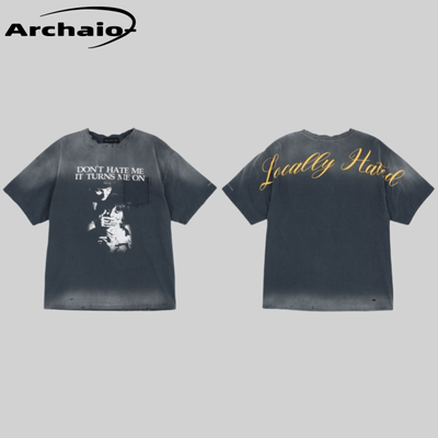 ProjectG/R变落色复古印花短袖