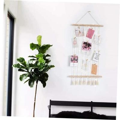 Nordic Wall Decoration Room Wooden Stick Photo Frame Artwork