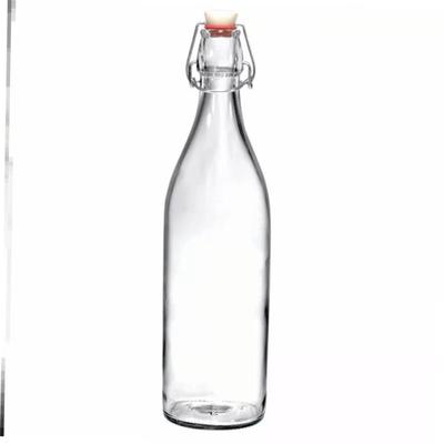 Clasp glass sealed water bottle enzyme wine juice bottle 1
