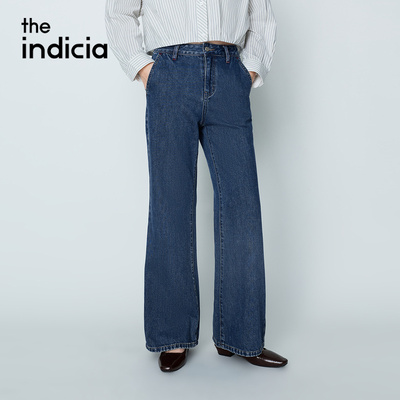 indicia标记商场同款26春季新款女装牛仔裤棉休闲长裤子L2A6NK042