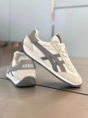 男鞋夏季2025新网眼透气阿甘鞋男人的多功能运动鞋轻质软底休闲运