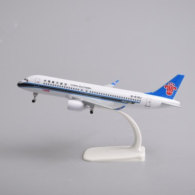 优选20cm南方航空南航r商飞C919合金仿真拼装客机模型飞机航模摆