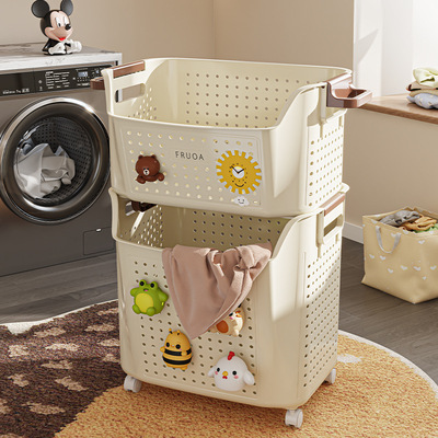 Dirty clothes storage basket household laundry basket dormit