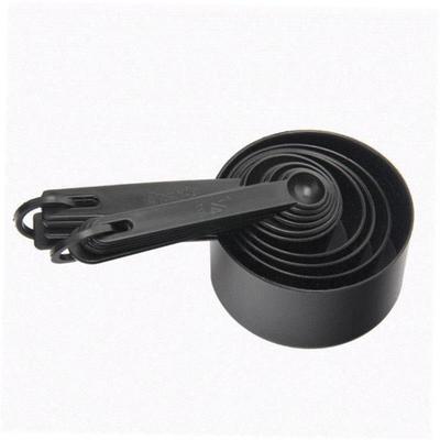 10 black plastic measuring spoons cups set tools for baking