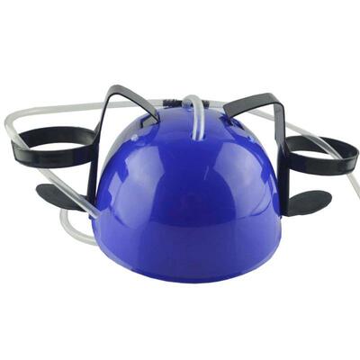 Lazy lounge Beer & Soda Guzzler Helmet & Drinking Hat