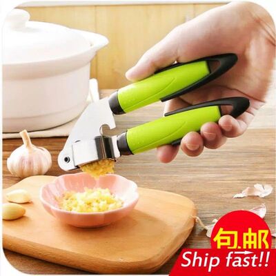 free shipping 压蒜器捣stainless steel garlic crusher chopper