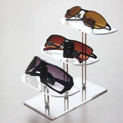 3-4 Tier Acrylic Display Risers Stand Shelf for Figures Coll
