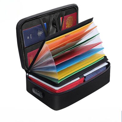 Double Large Capacity Document Organizer Fireproof Waterproo